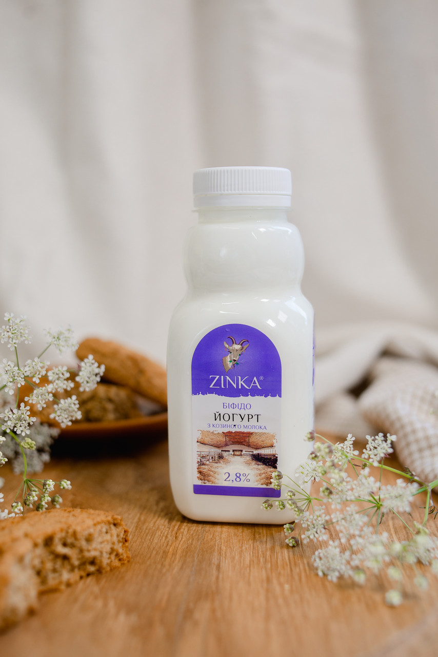 Zinka Біфідойогурт з козиного молока 2,8% жиру /300г