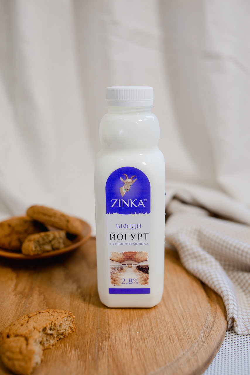 Zinka Біфідойогурт з козиного молока 2,8% жиру /510г